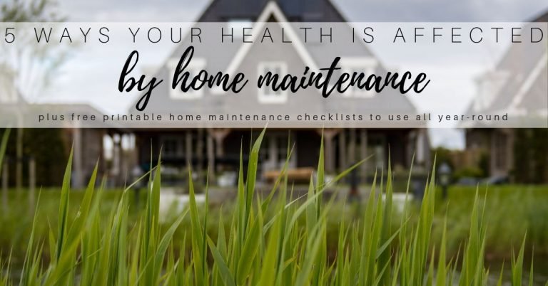 Five Ways this Home Maintenance Checklist Can Improve Your Health ...